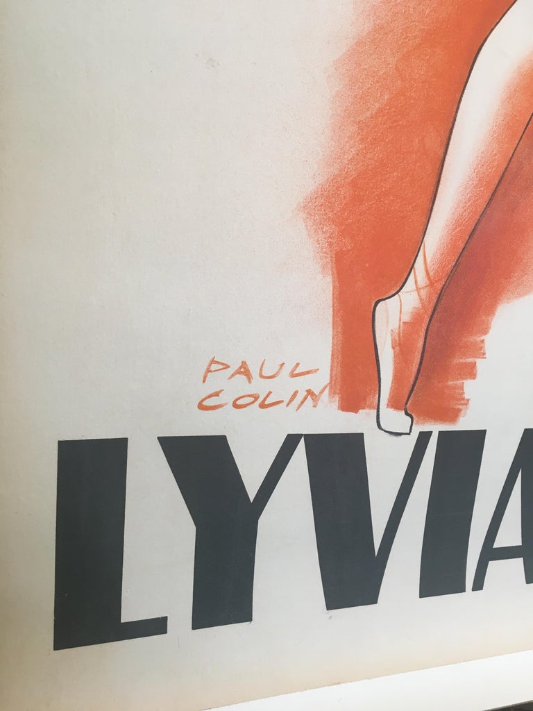 Mid-20th Century Original Vintage French Poster, 'Lyvia Holos' by Jean ...