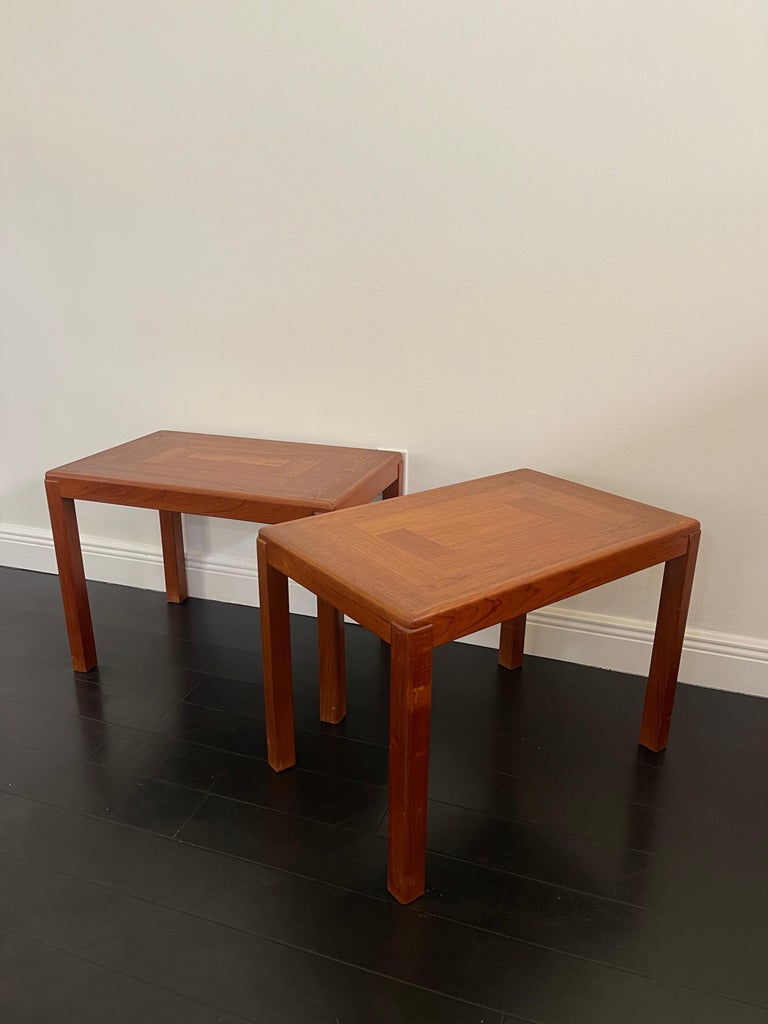Mid-20th Century Pair of Danish Vejle Stole Og Mobelfabrik End Tables ...