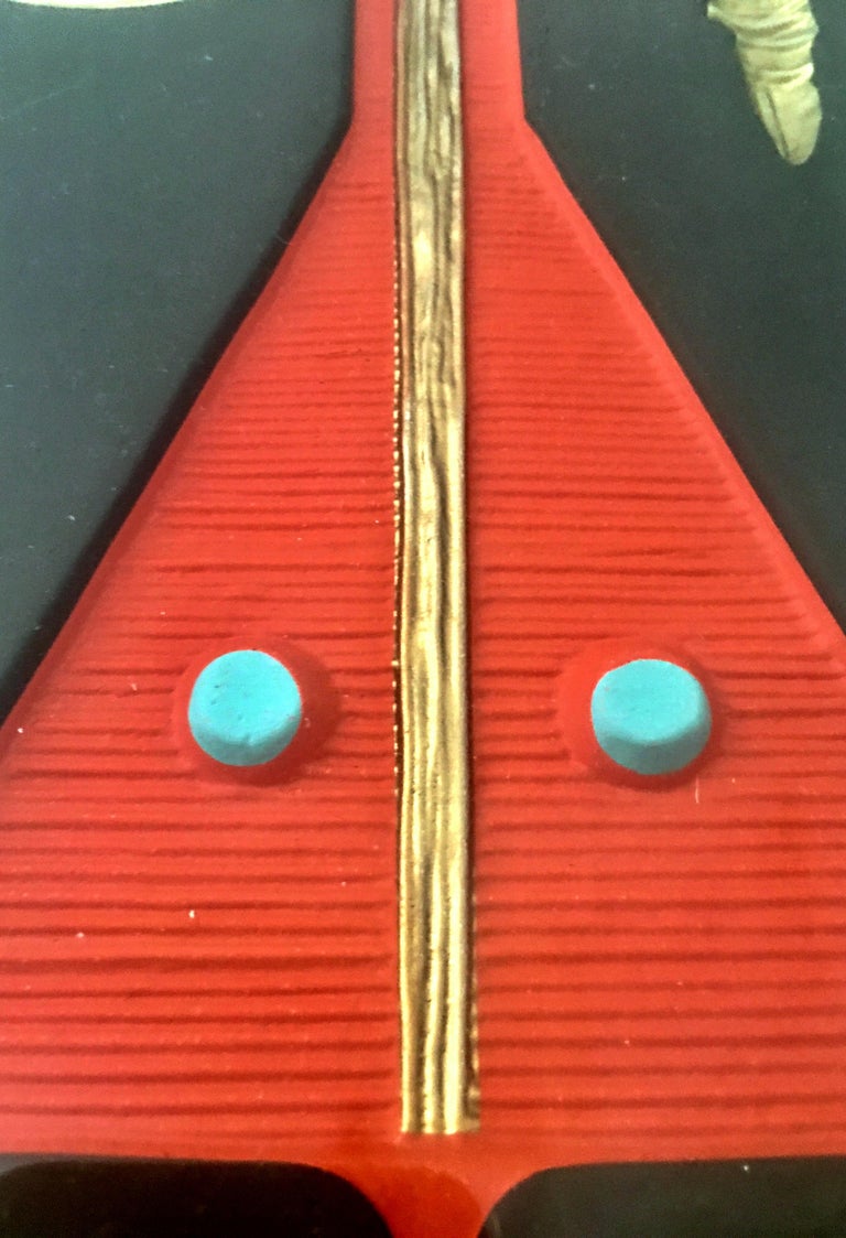 Mid-20th Century Pair of Original Musical Instrument Paintings by ...