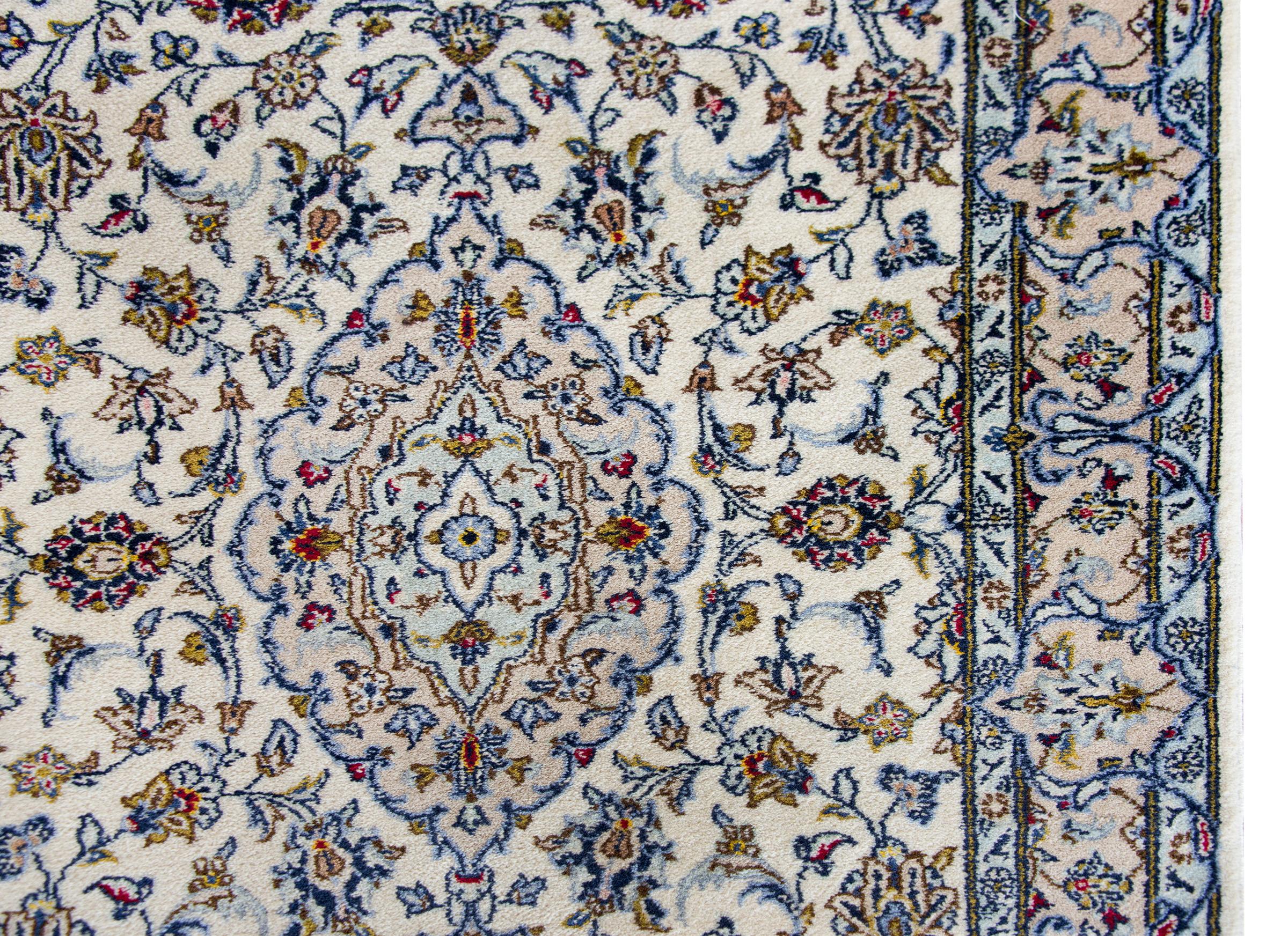 Mid-20th Century Persian Kashan Runner For Sale at 1stDibs