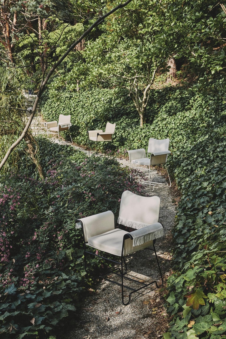Mid-20th Century Re-Edition Mathieu Mategot Tropique Fringed Dining ...