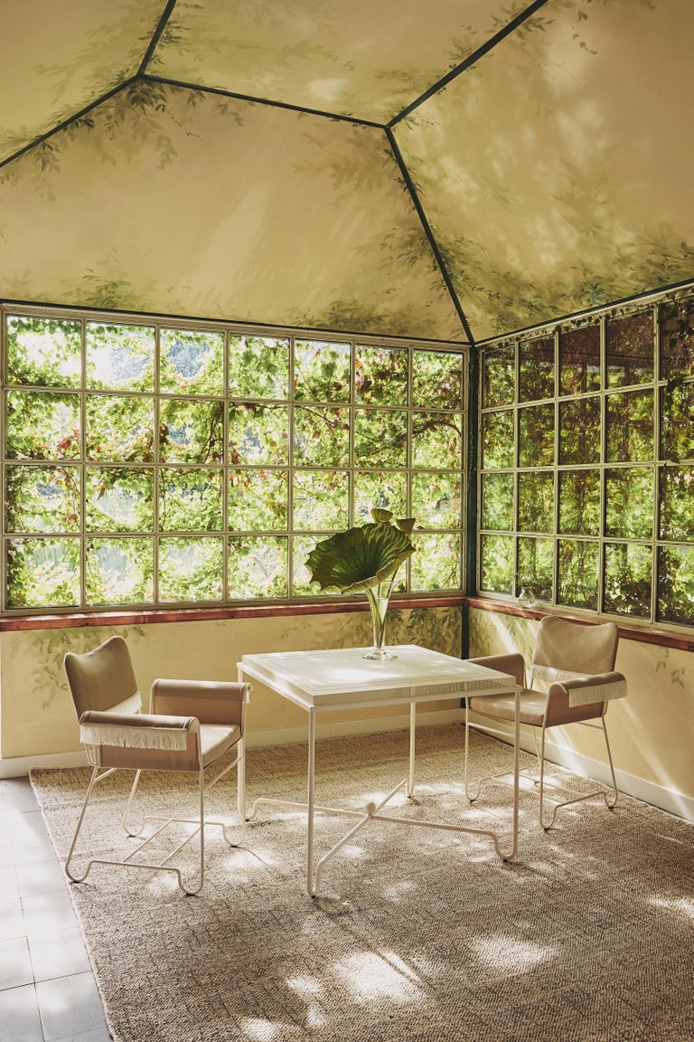 Mid-20th Century Re-Edition Mathieu Mategot Tropique Fringed Dining ...