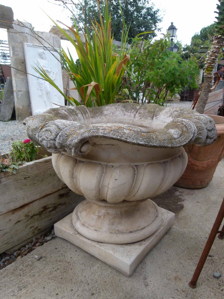 Mid-20th Century Reconstituted Stone Urn in Classical Greek Style For ...
