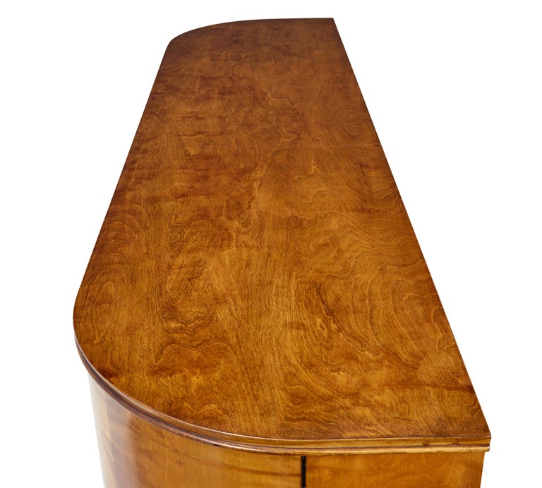 Mid-20th Century Scandinavian Birch and Walnut Sideboard For Sale at ...