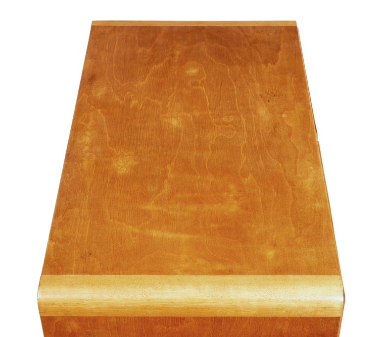 Mid 20th century Scandinavian birch chest of drawers For Sale at 1stDibs