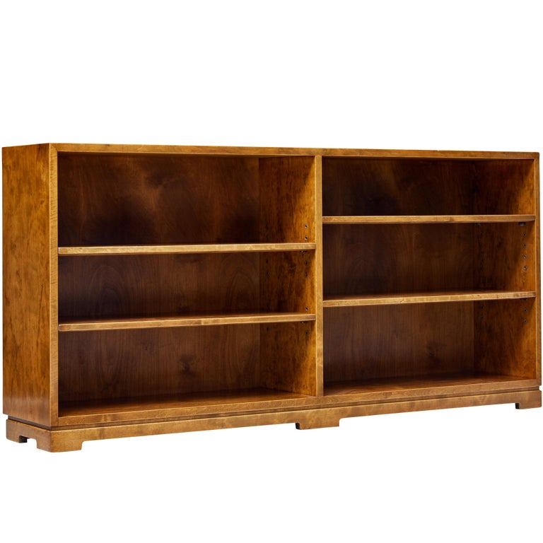 Mid-20th Century Scandinavian Modern Low Open Bookcase at 1stDibs