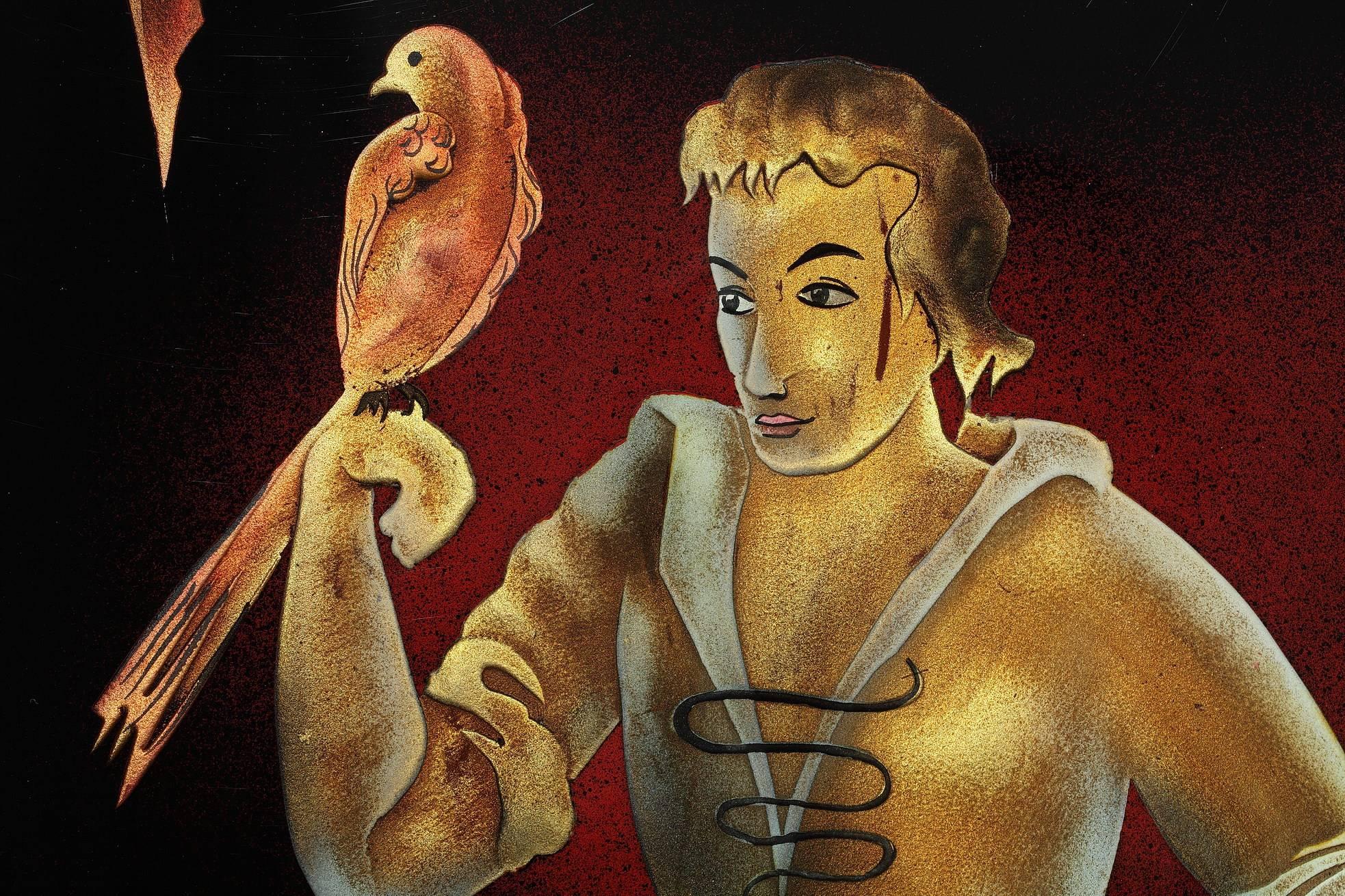 Mid-20th Century Stained-Glass Window by Segeron Frères in Poitiers at ...