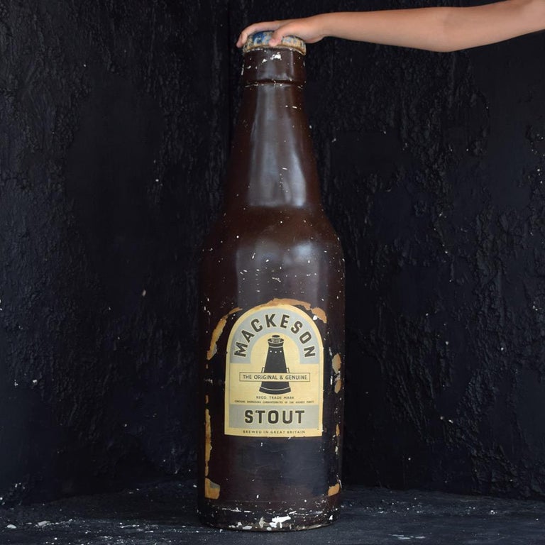 Mid-20th Century Stout Advertising Bottle For Sale at 1stDibs
