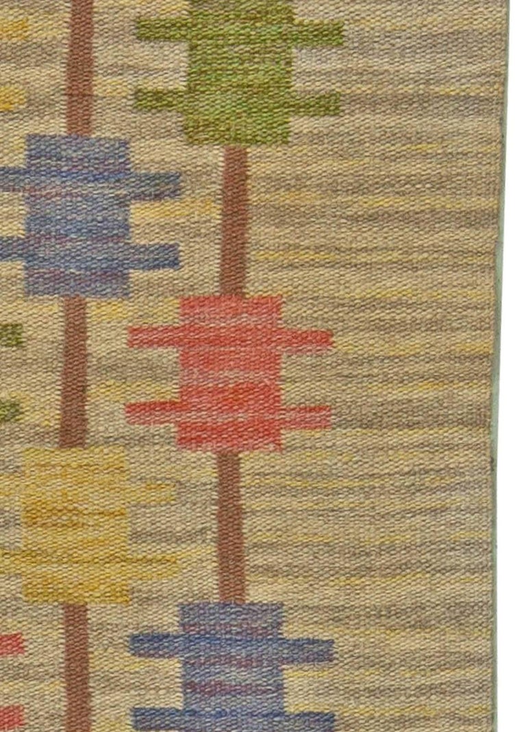Mid-20th Century Swedish Flat-Weave Wool Rug by Doris Leslie Blau For ...