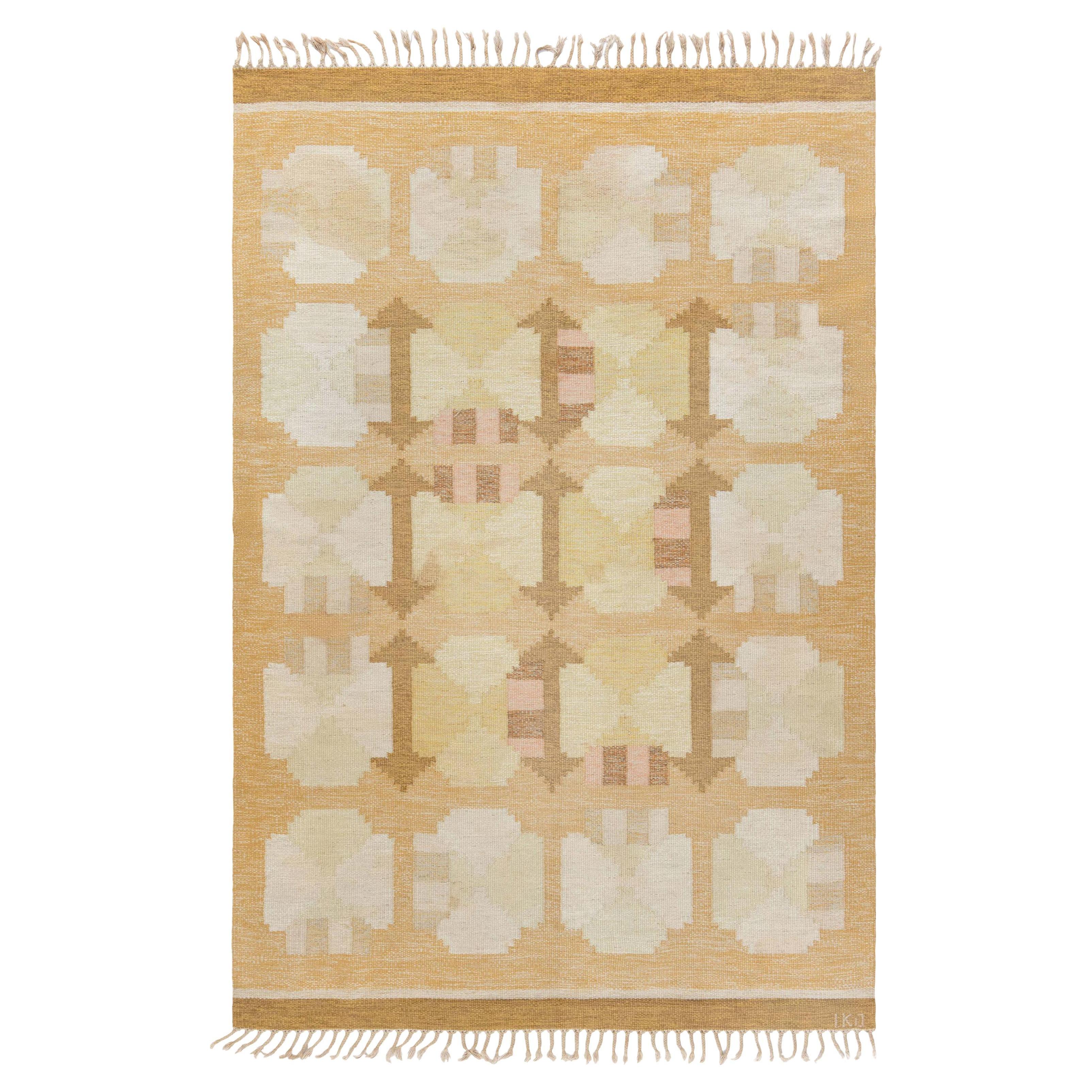 Mid-20th Century Finnish Rug by Dora Jung For Sale at 1stDibs