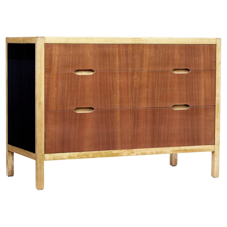 Mid-20th Century Swedish Teak and Birch Chest of Drawers For Sale at ...