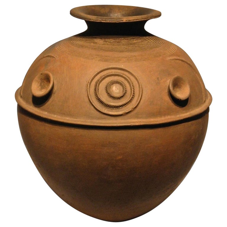 Mid-20th Century Tribal African Pot, Ibo Ritual Vessel, Nigeria For ...