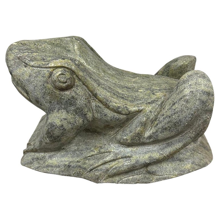 Mid-20th Century Vintage Chinese Hand Crafted Stone Frog For Sale at ...