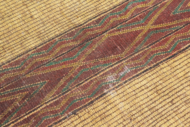 Mid-20th Century Vintage Moroccan Leather Tuareg Rug North Africa For ...