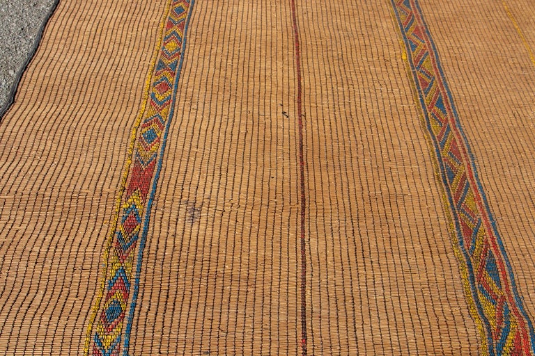 Mid-20th Century Vintage Moroccan Leather Tuareg Rug North Africa For ...