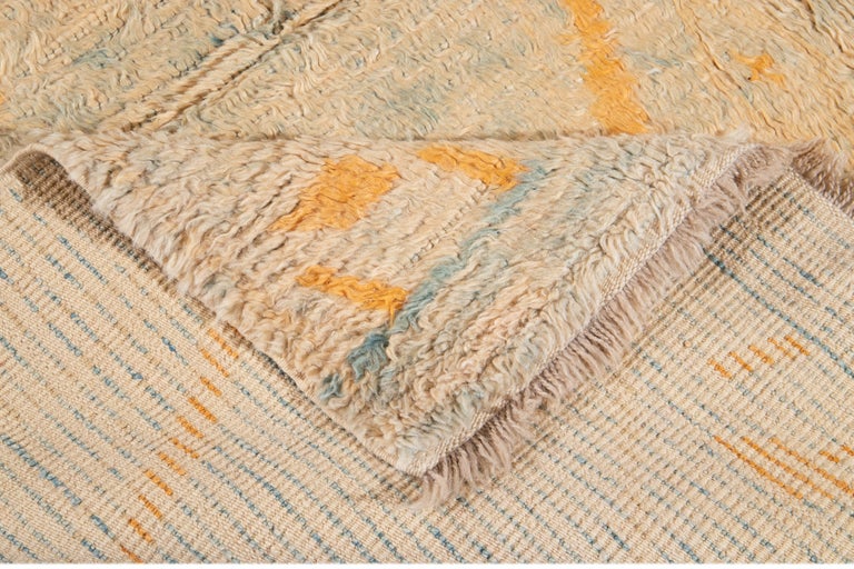 Mid-20th Century Vintage Moroccan Wool Rug For Sale at 1stDibs