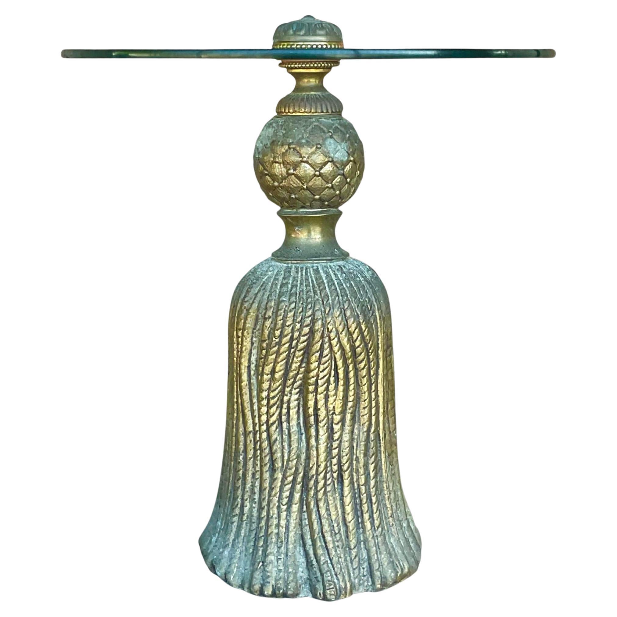 Late 20th Century Vintage Regency Gilt Paper Mache Tray Table For Sale ...