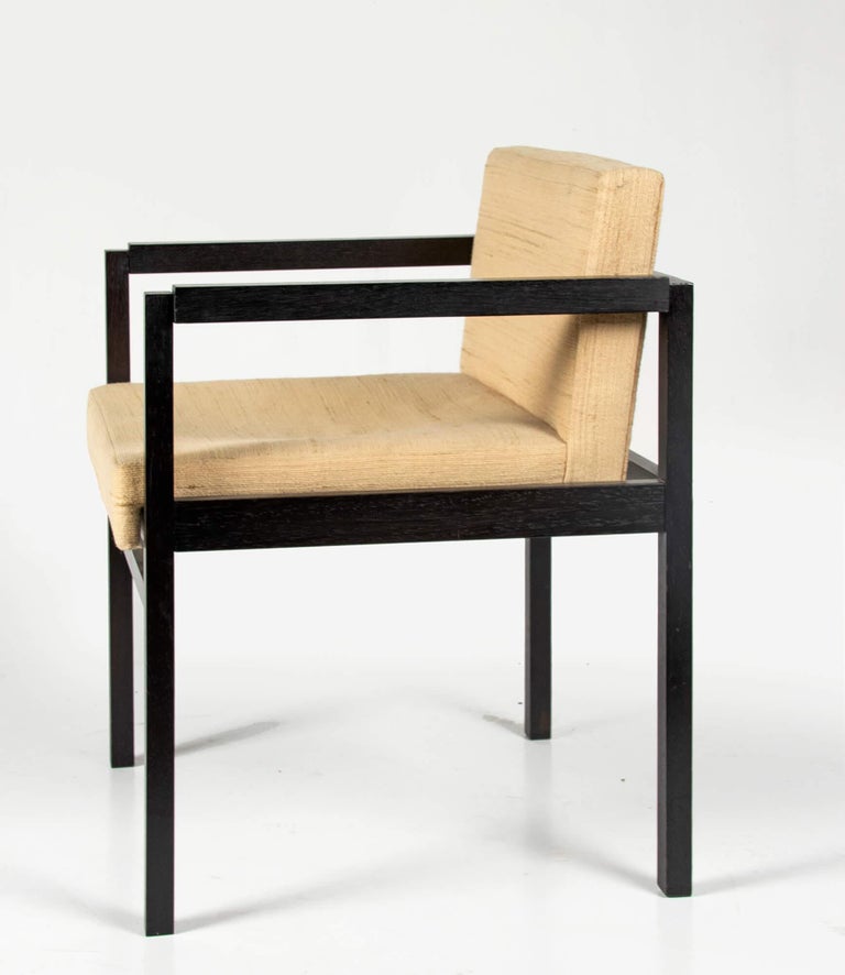 Mid-20th Century Wengé Dining Table with 8 Matching Chairs Jules Wabbes ...