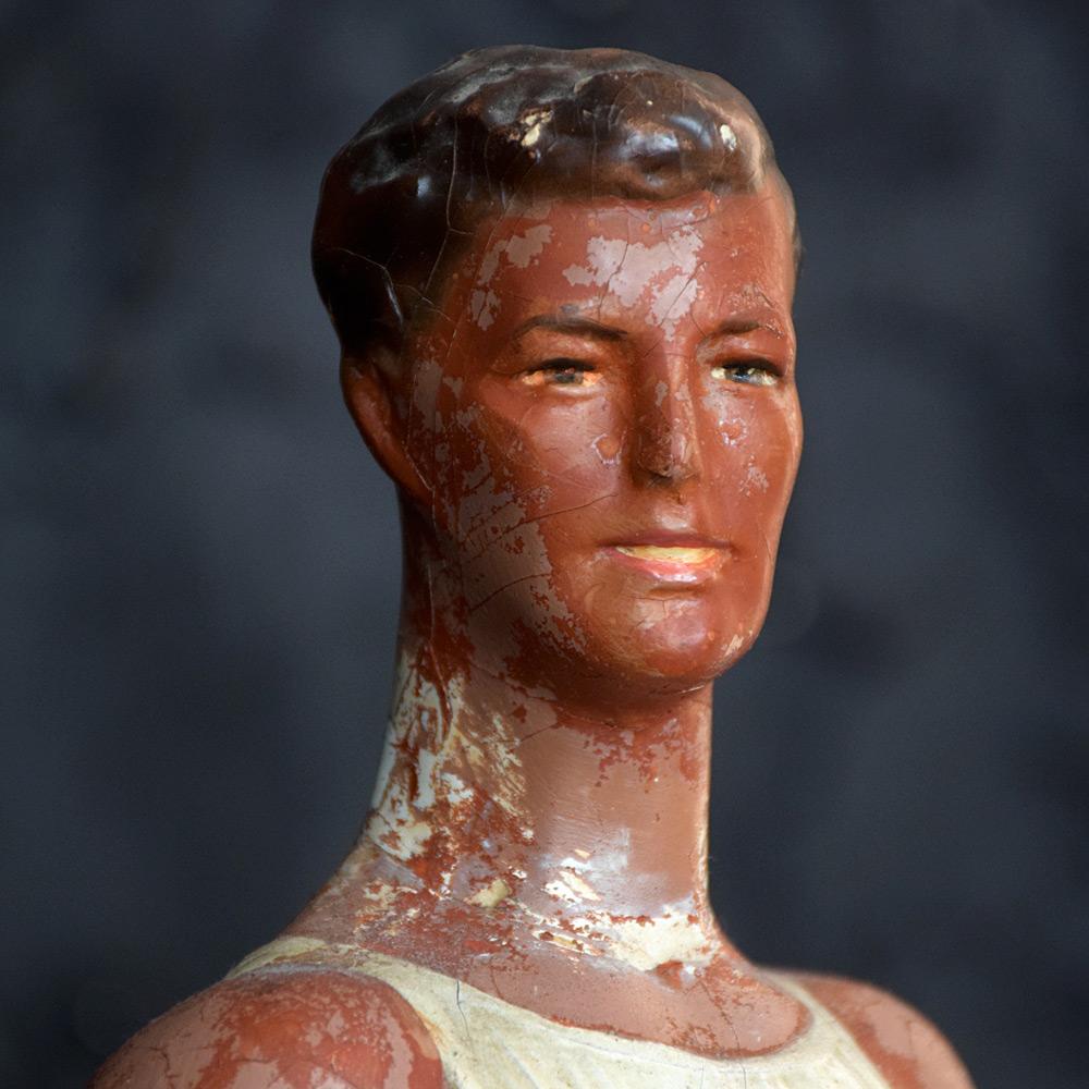 Mid-20th Century Y Front Advertising Figure at 1stDibs