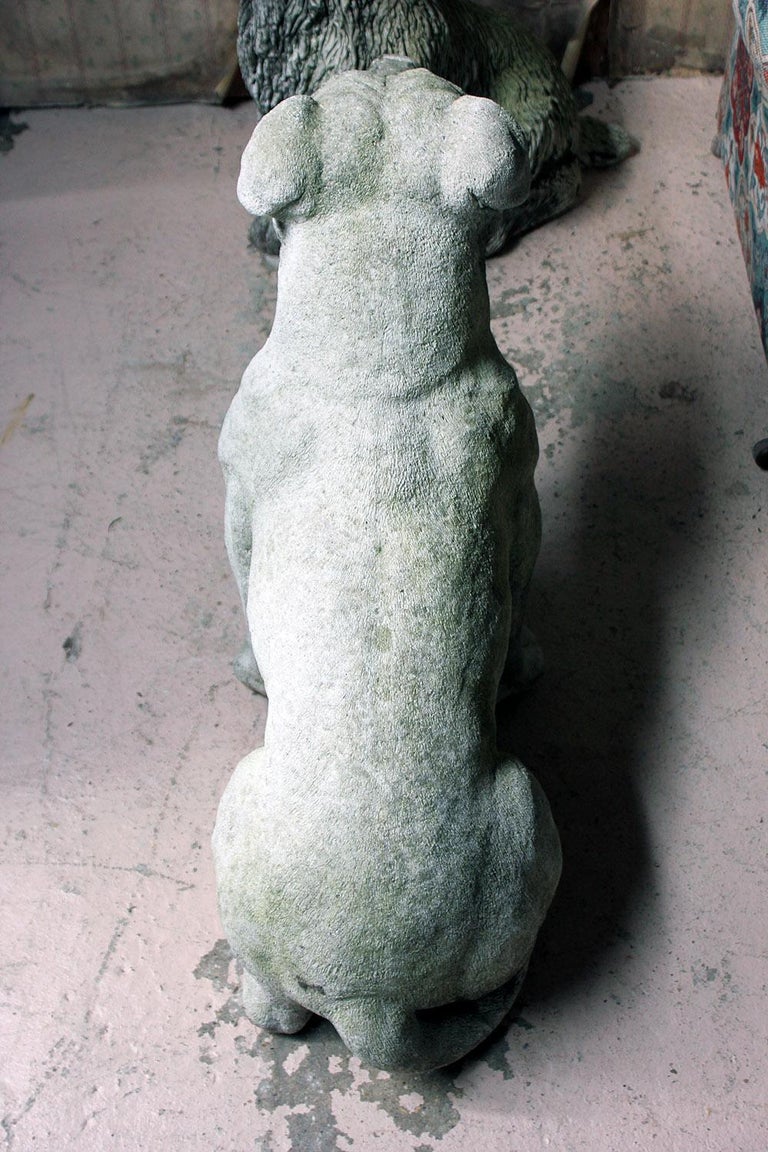 Mid-20th Century Cast Composition Stone Staffordshire Bull Mastiff at ...