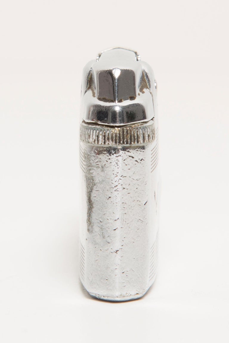 Mid Centrury Silver Lighter, 1970s at 1stDibs