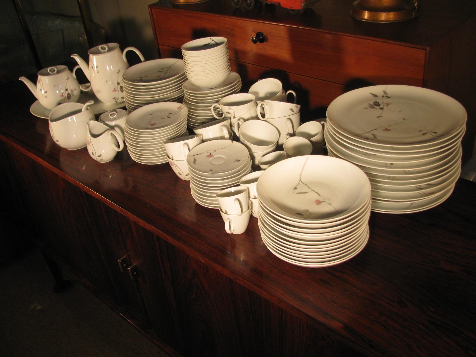 Mid Century Modern 125 Piece Dinner Set by Raymond Loewy for Rosenthal ...