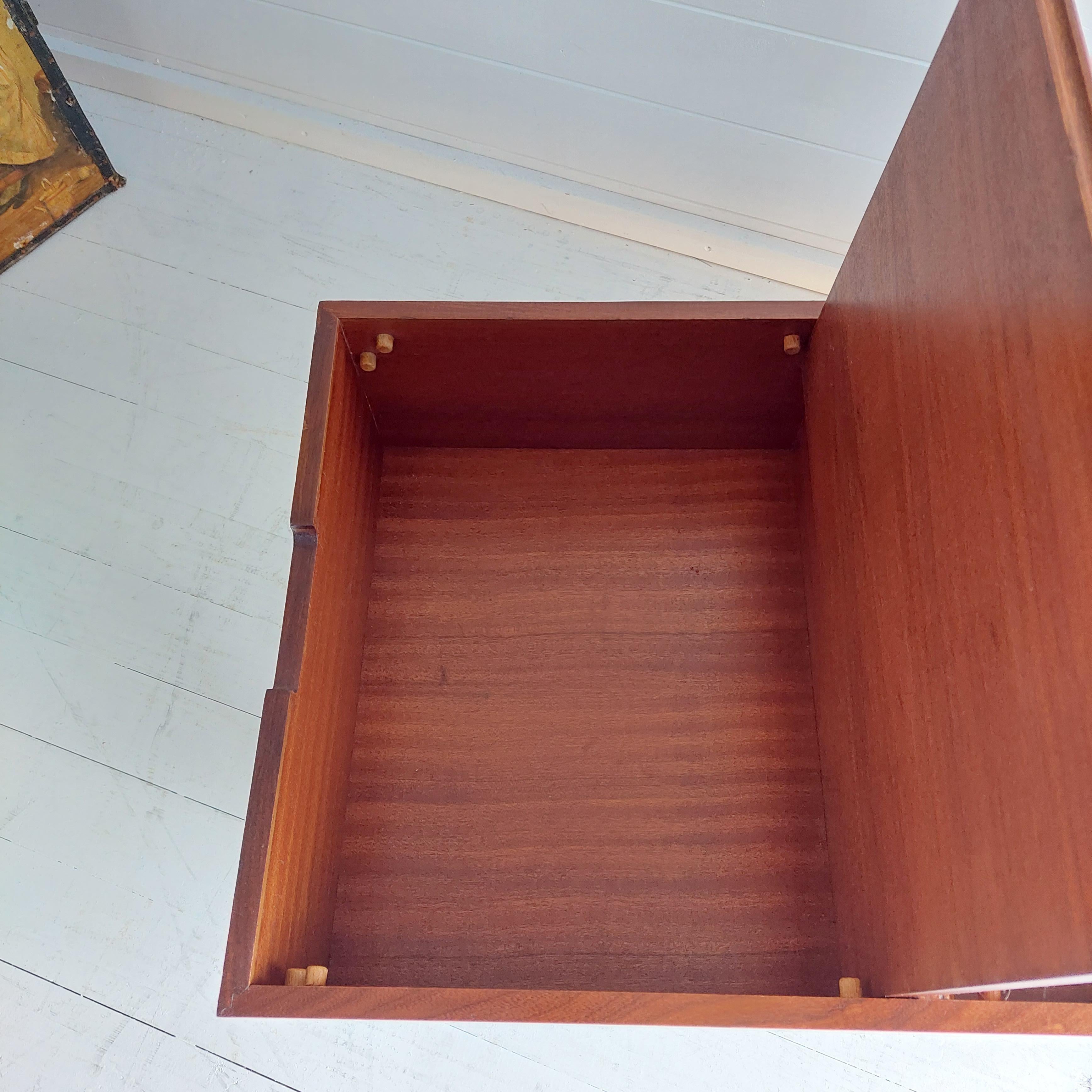Mid Century 1960’s Myer Teak Coffee Table with Storage at 1stDibs