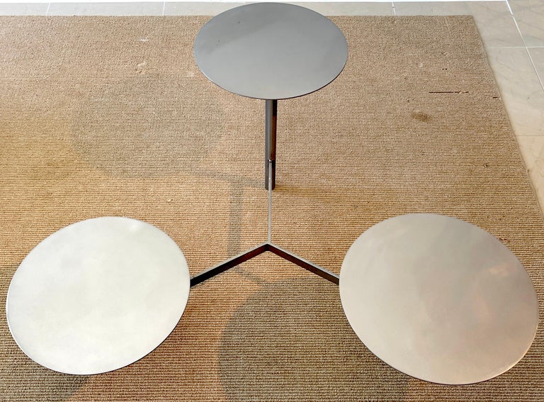 Mid Century 3-Tiered Steel Kinetic Coffee Table/Side Table For Sale at ...