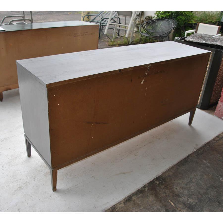 Midcentury Brass-Lined Handle Line Series Dresser by Basic Witz at ...