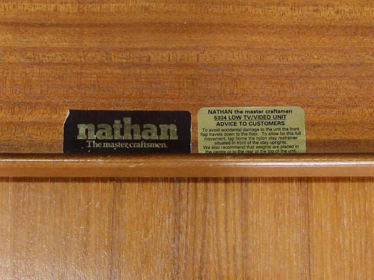 Midcentury 6-Piece Teak Wall Unit by Nathan Furniture at 1stDibs