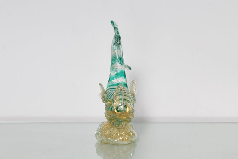 Mid-Century A. Seguso Murano Glass Fish, Italy, 1950 For Sale at 1stDibs
