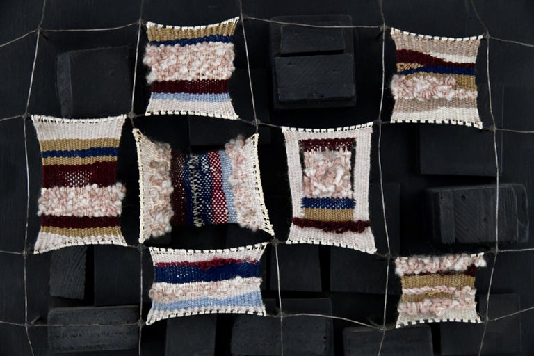 Mid Century Abstract Assemblage Wool and Wire by the Artist André ...