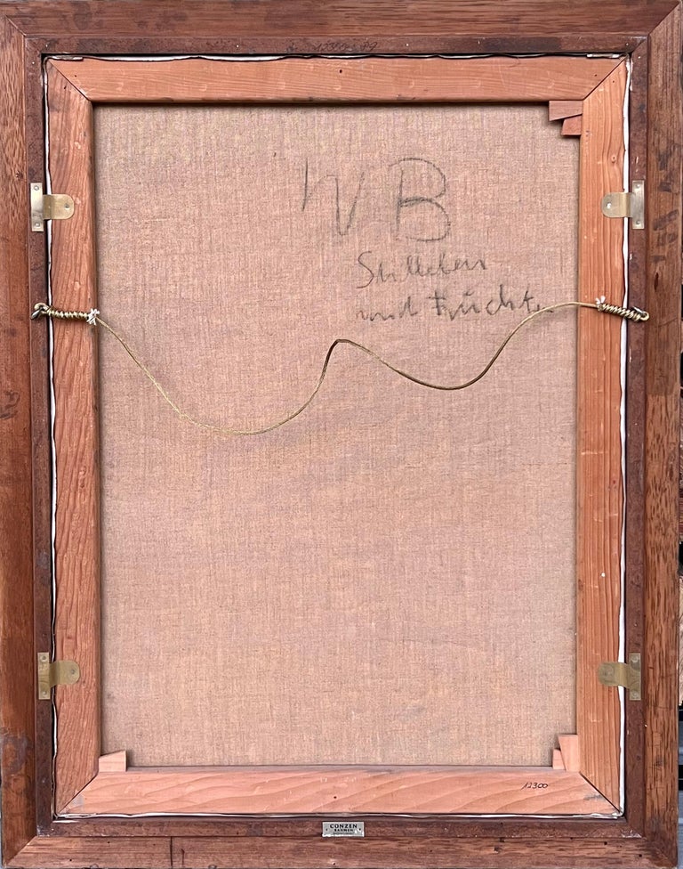 Mid-Century Abstract Cubist Still Life Painting For Sale at 1stDibs