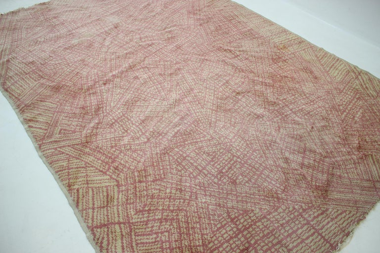 Midcentury Abstract Design Carpet/Rug, 1950s For Sale at 1stDibs