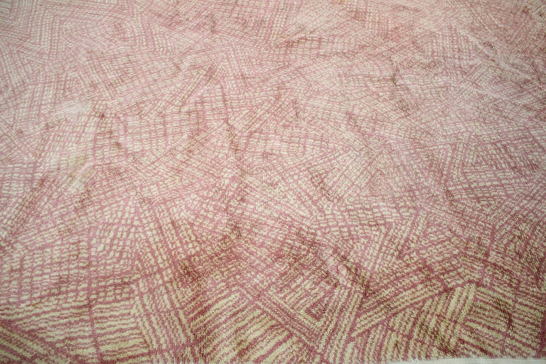 Midcentury Abstract Design Carpet/Rug, 1950s For Sale at 1stDibs