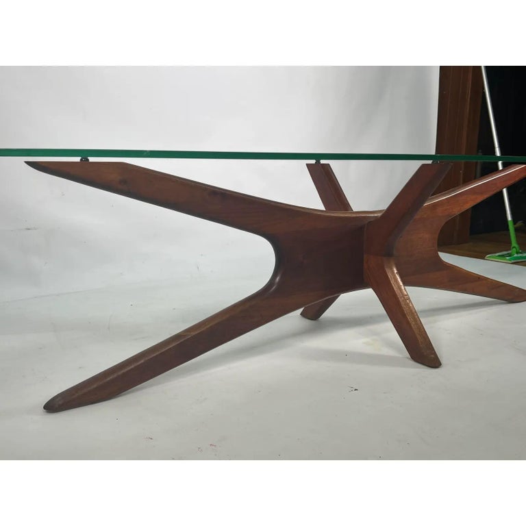 Mid Century Adrian Pearsall Walnut “Jacks” Coffee Table at 1stDibs ...