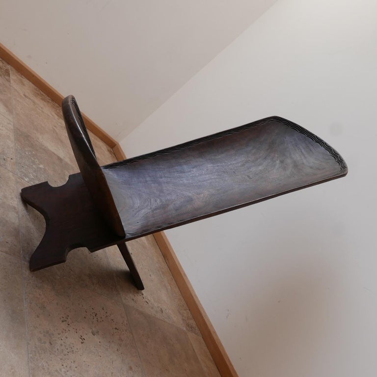 Mid-Century African 'Birthing' Chair at 1stDibs