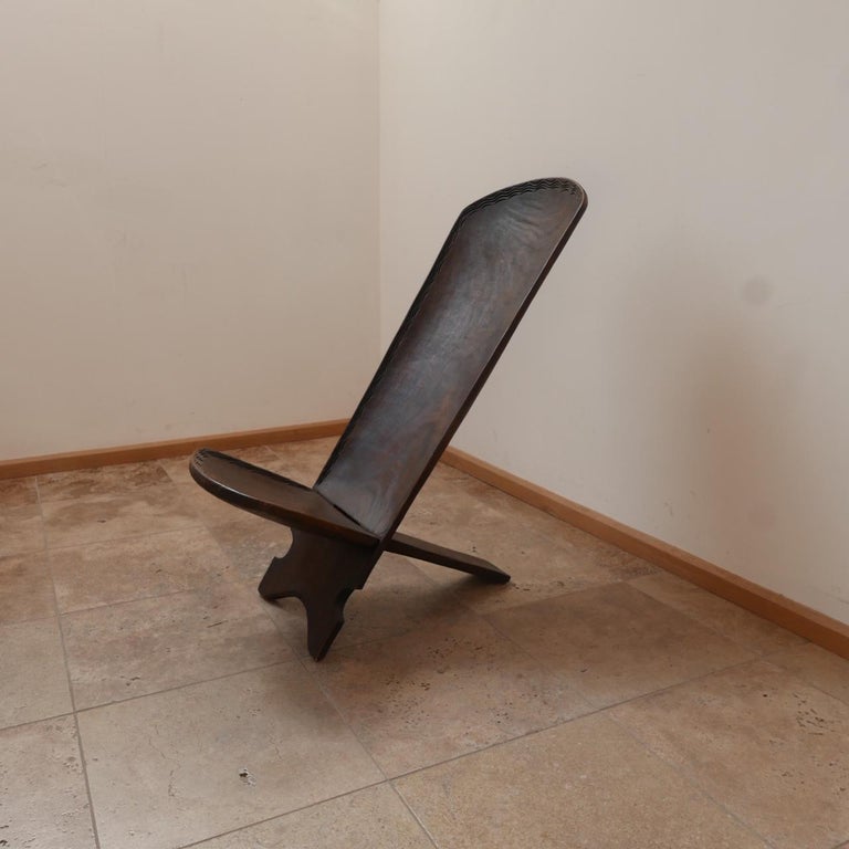 Mid-Century African 'Birthing' Chair at 1stDibs