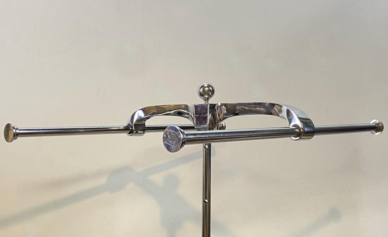 Midcentury American Modern Deco Chrome Retail Store Display Clothes ...