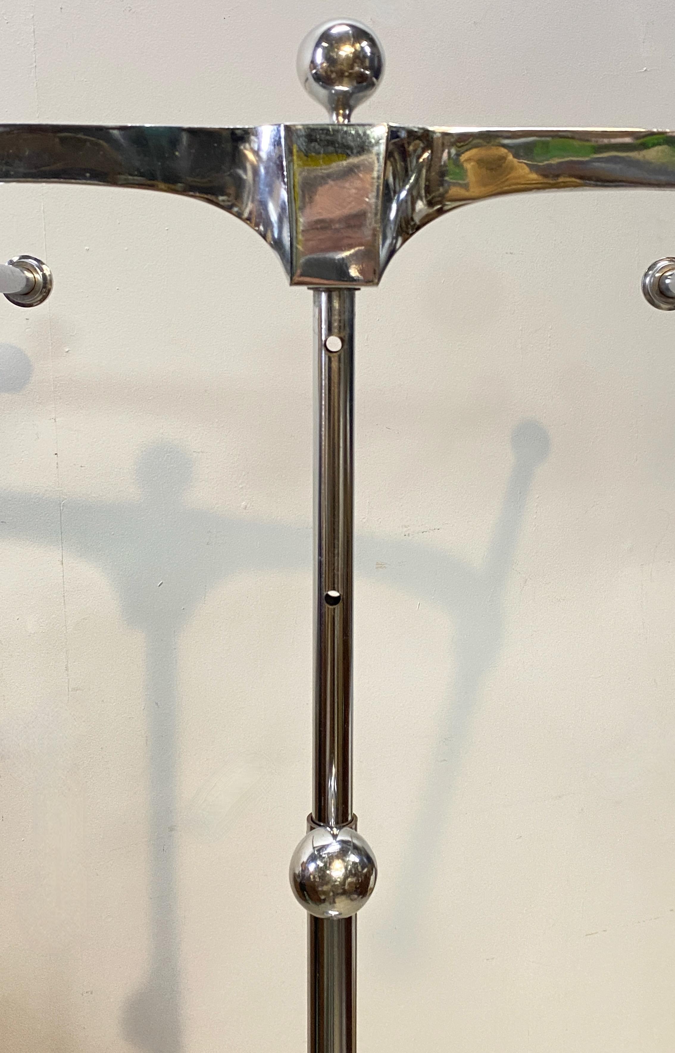 Midcentury American Modern Deco Chrome Retail Store Display Clothes ...