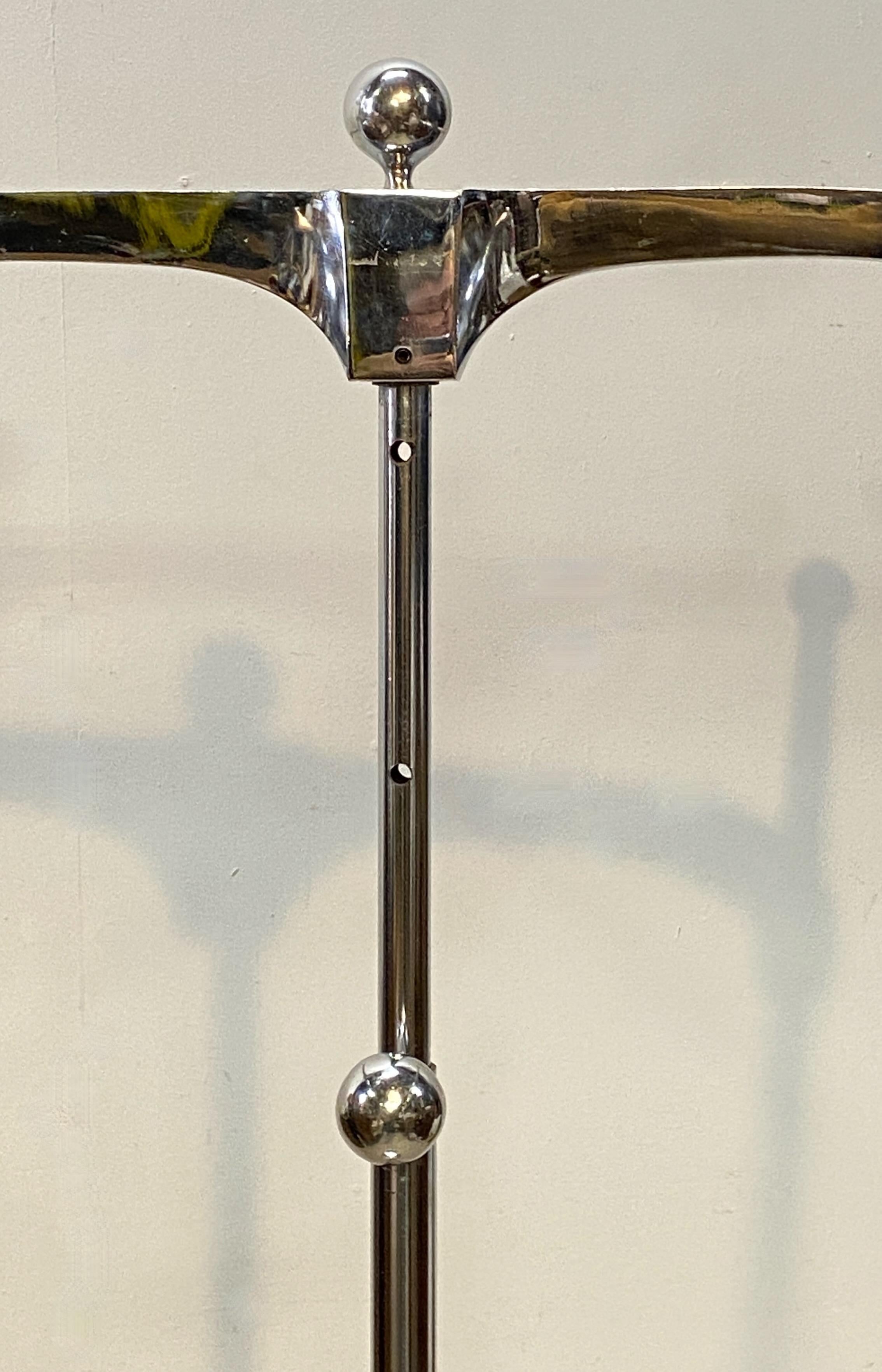 Midcentury American Modern Deco Chrome Retail Store Display Clothes ...