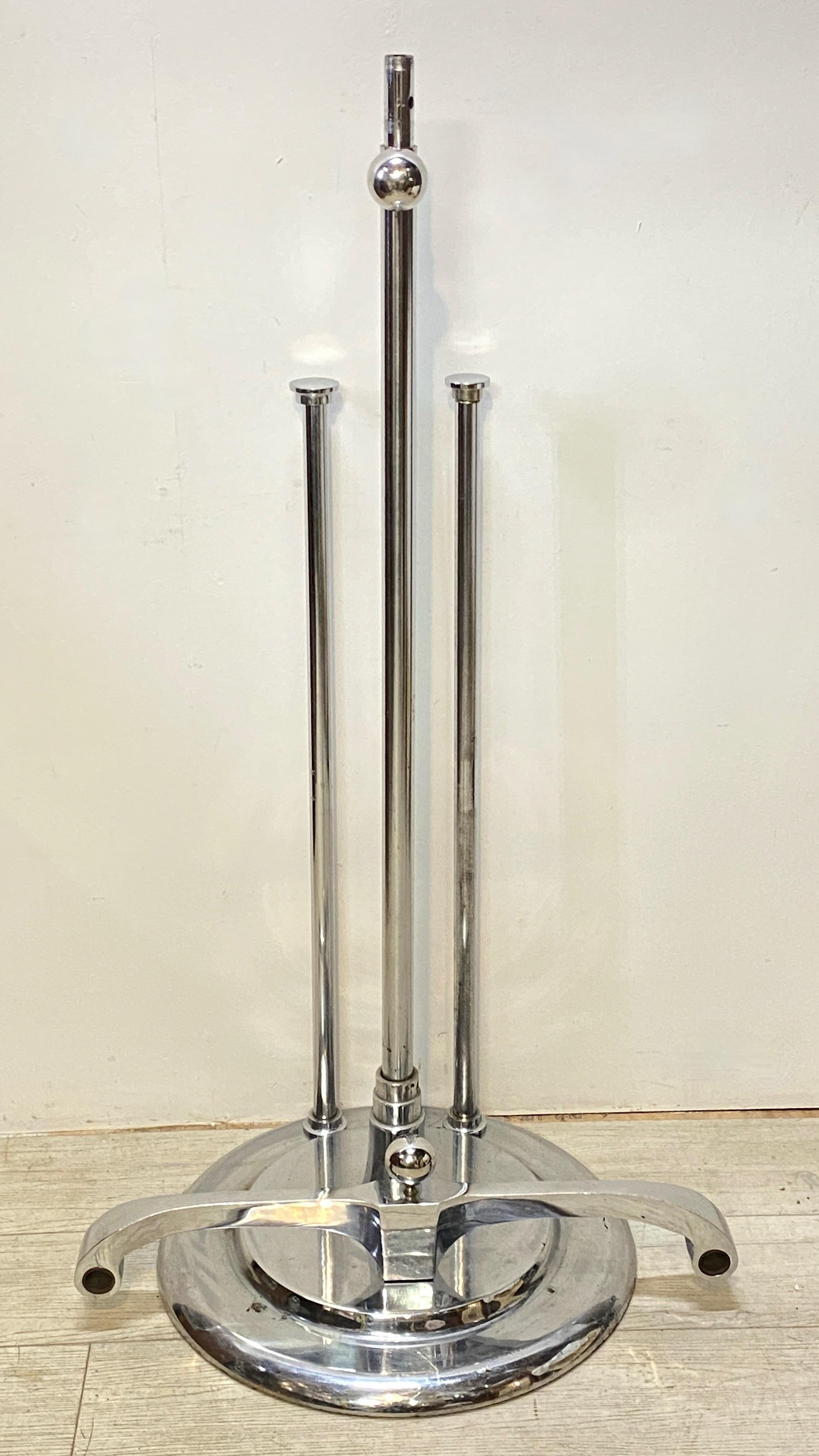 Midcentury American Modern Deco Chrome Retail Store Display Clothes ...