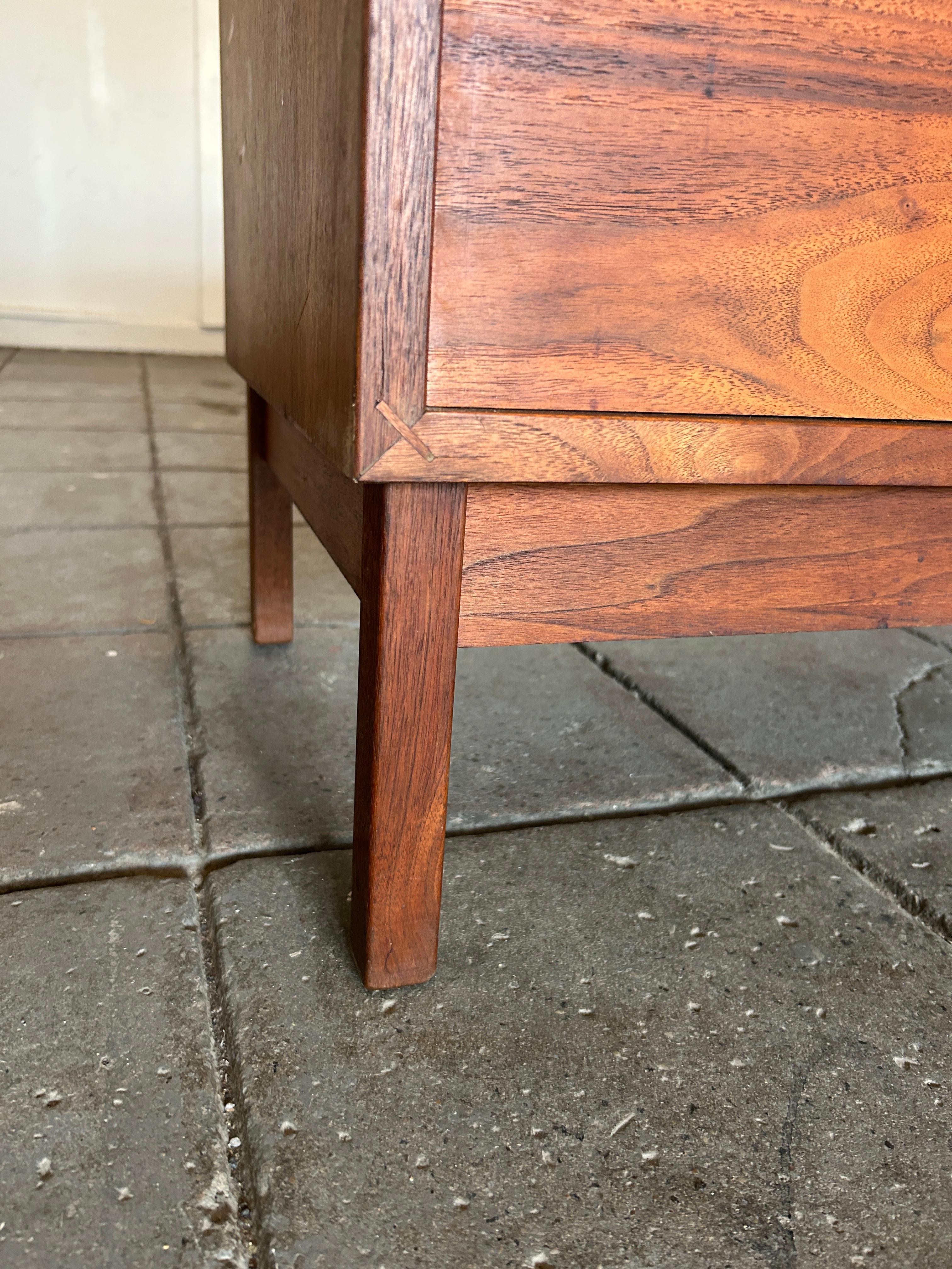 Midcentury American Studio Craft Walnut 8-Drawer Dresser by Richard ...