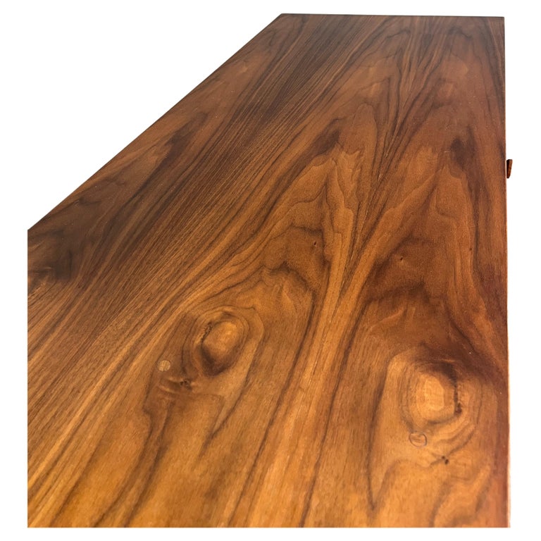 Midcentury American Studio Craft Walnut Case Piece For Sale at 1stDibs