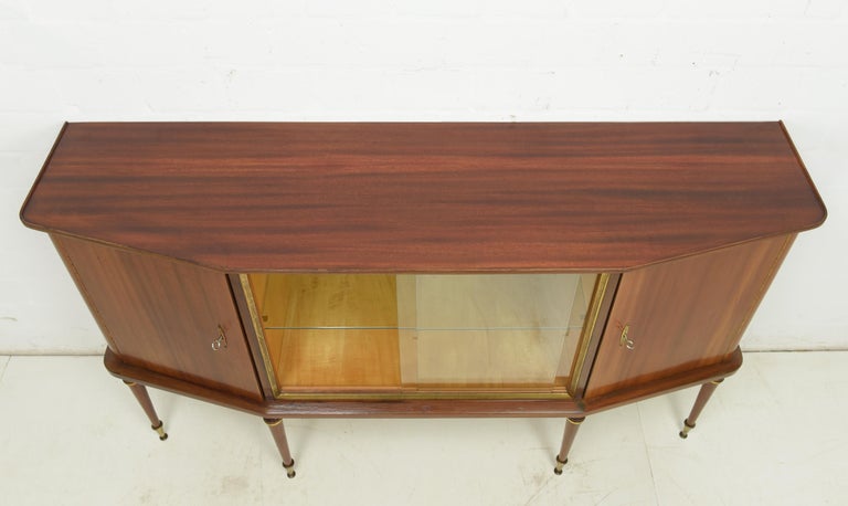 Midcentury Antique Retro Art Deco Display Cabinet Sideboard, circa 1960 ...
