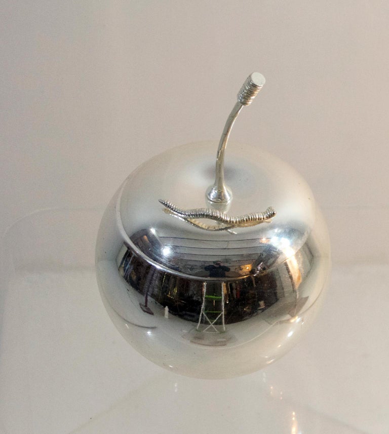 Midcentury Cherry Ice Bucket Italy For Sale at 1stDibs