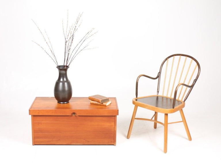 Midcentury Armchair in Elm by Eilersen, Danish Design, 1950s at 1stDibs
