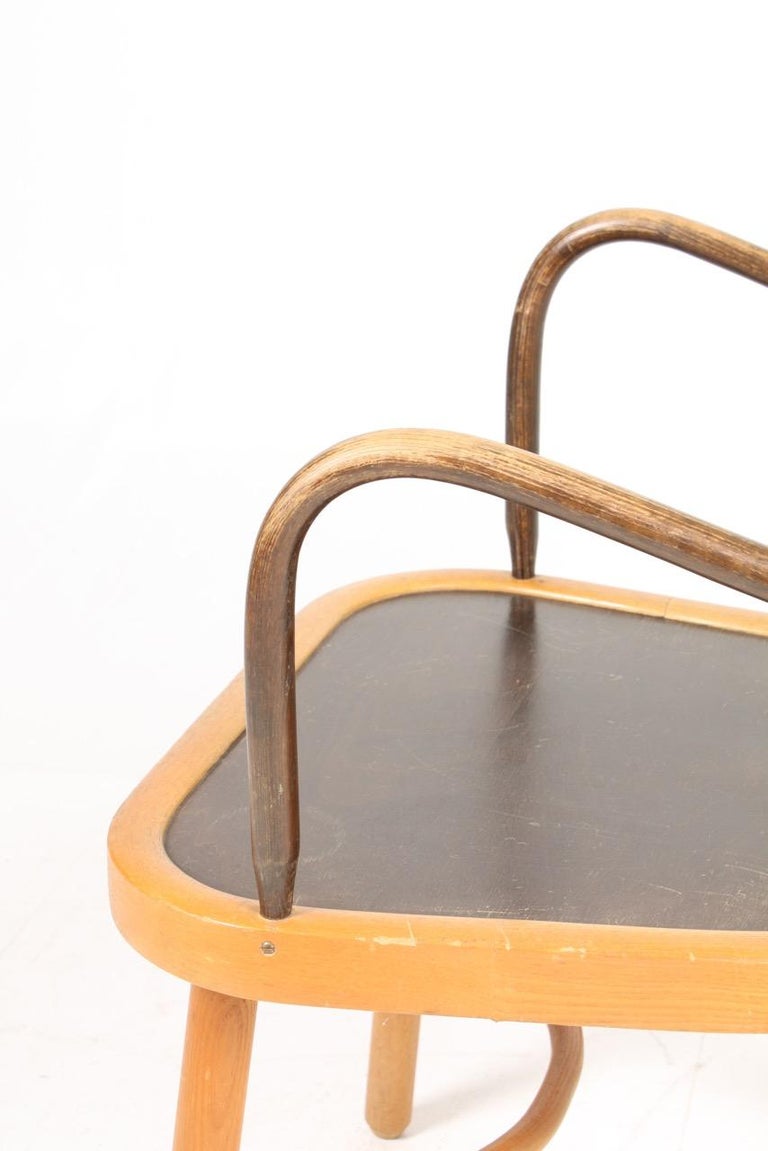 Midcentury Armchair in Elm by Eilersen, Danish Design, 1950s at 1stDibs