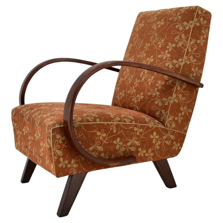 Mid-Century Armchair by Jindrich Halabala, 1950's at 1stDibs