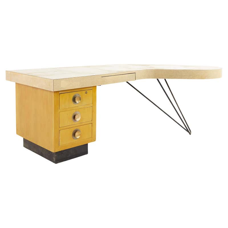 Art Deco Mahogany Desk At 1stdibs